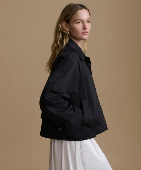 Jenni Kayne Selma Cropped Jacket - Black