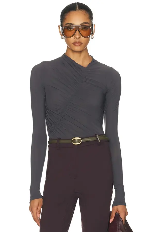 AGOLDE Lupin Bodysuit - Carob