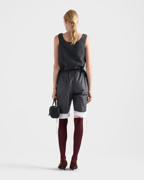 Prada Taffeta Bermuda Shorts