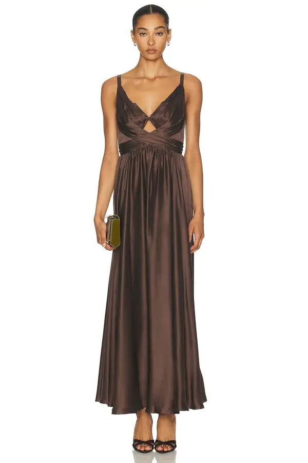 Zimmermann Draped Maxi Dress