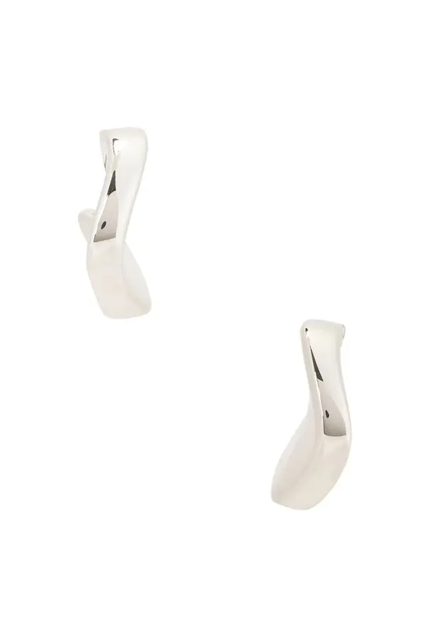 Bottega Veneta Round Sterling Earrings