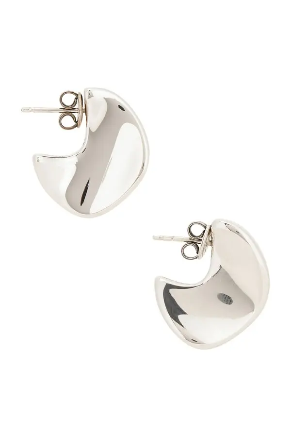 Bottega Veneta Round Sterling Earrings