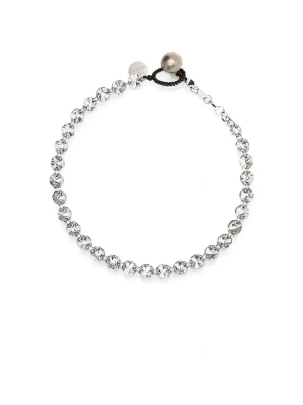 MARIA CALDERARA Necklace Crystal "diamond Choker