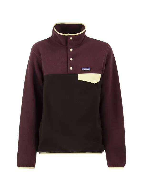 Patagonia Fleece Synch Snap-t Pullover - Brown