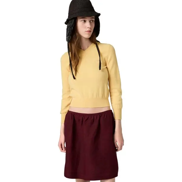 Miu Miu V-neck Wool Cardigan