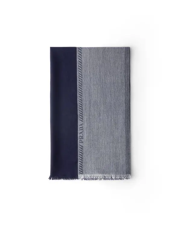 Prada Wool And Silk Stole