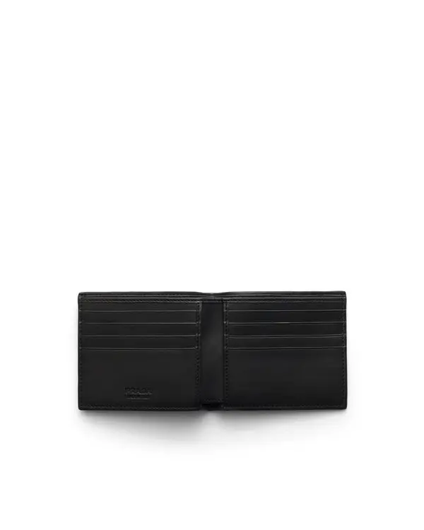 Prada Antiqued Leather Wallet