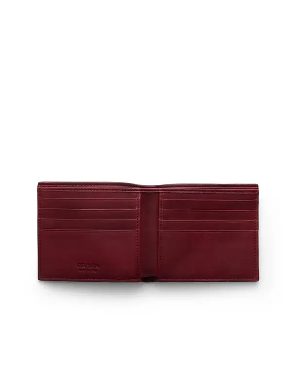 Prada Antiqued Leather Wallet