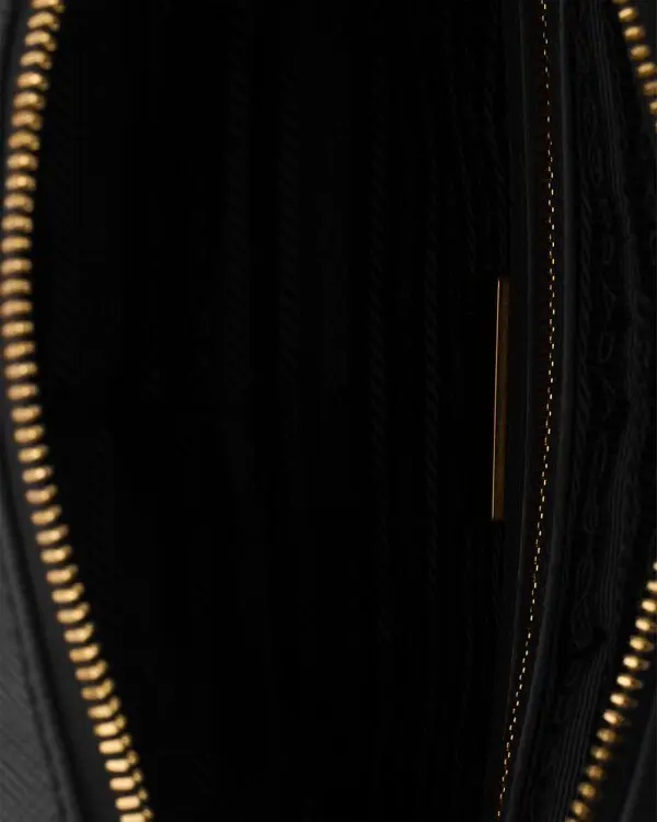 Prada Small Saffiano Leather Top-handle Bag - Black