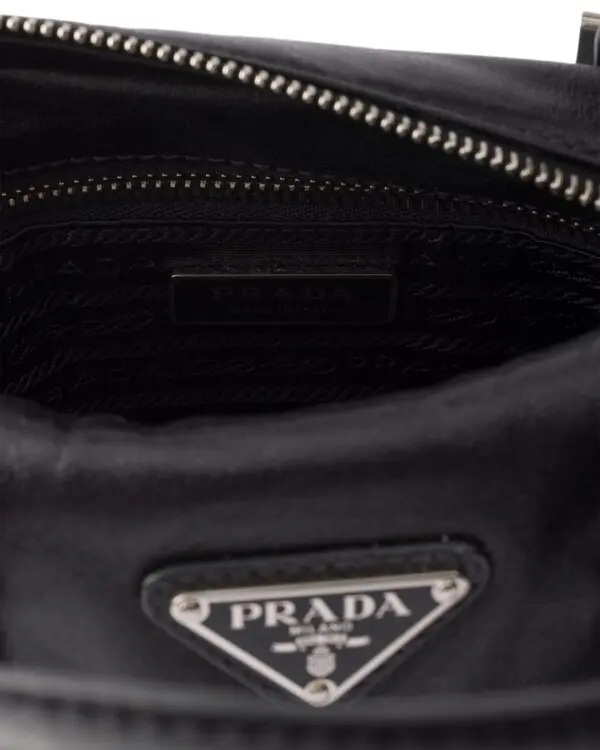 Prada Karin Small Leather Bag - Black