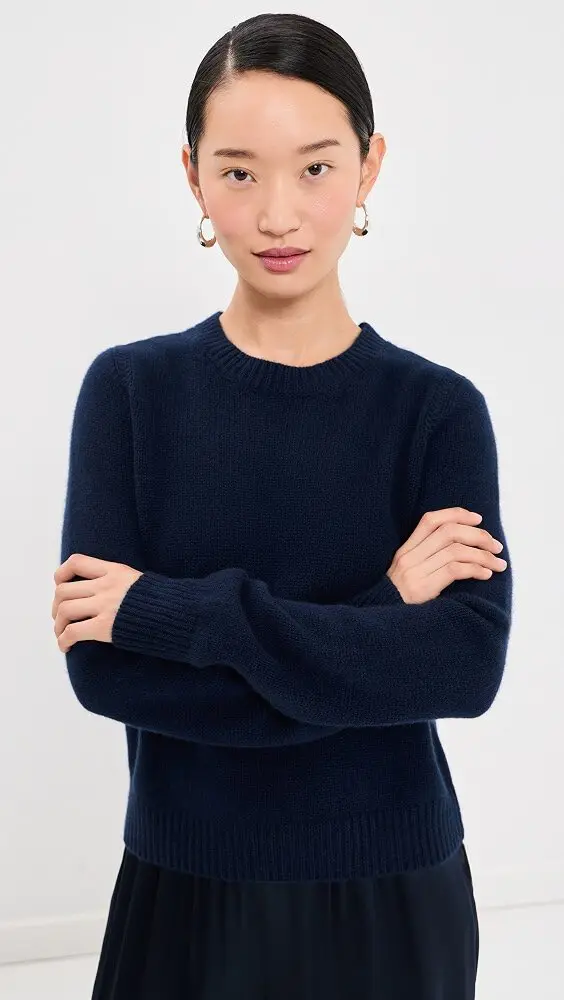 Sablyn Noa Shrunken Cashmere Crew Sweater