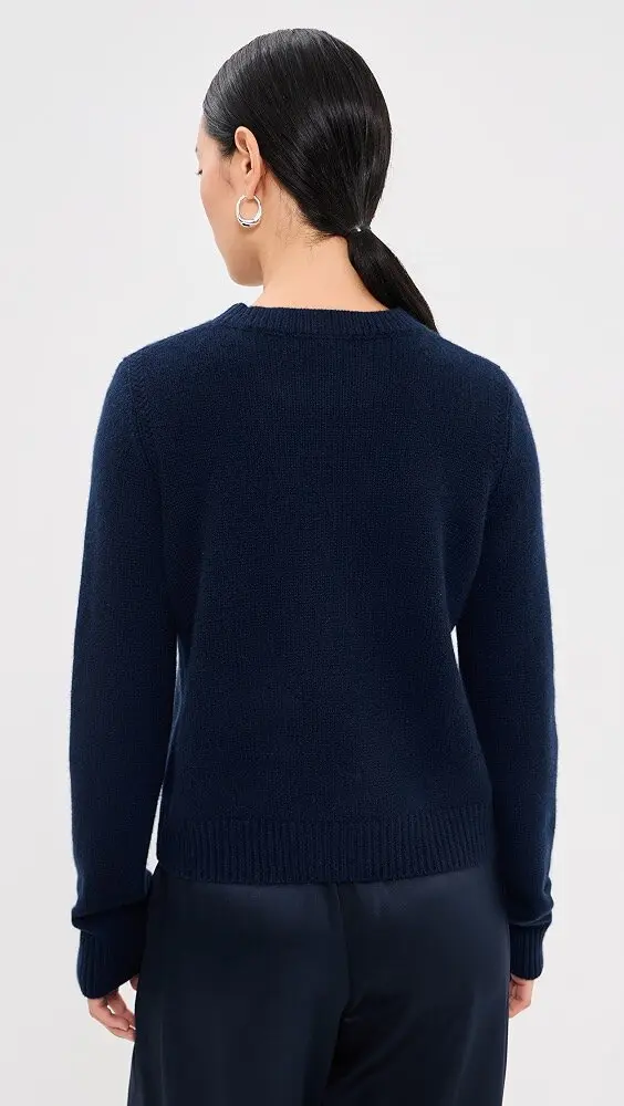 Sablyn Noa Shrunken Cashmere Crew Sweater