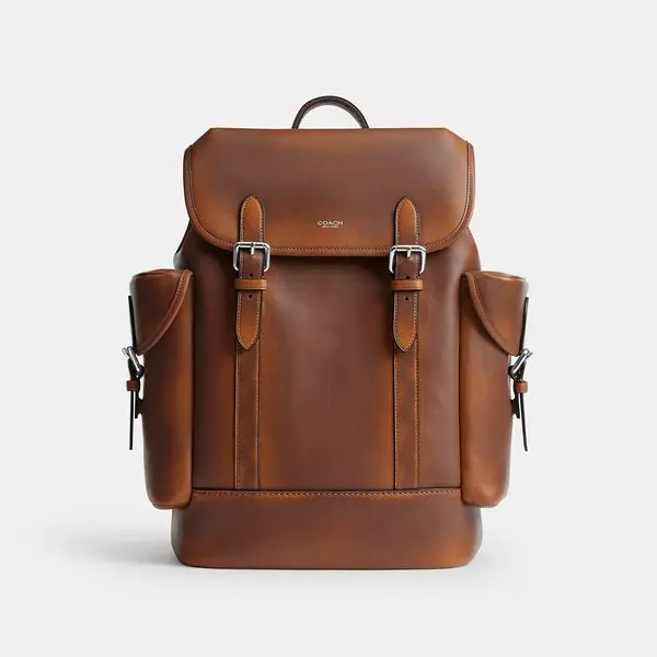 COACH Hitch Backpack In Loved Leather