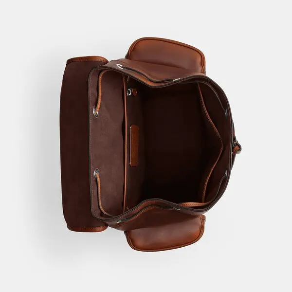 COACH Hitch Backpack In Loved Leather