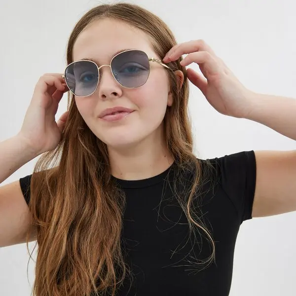 COACH OUTLET Script Round Sunglasses