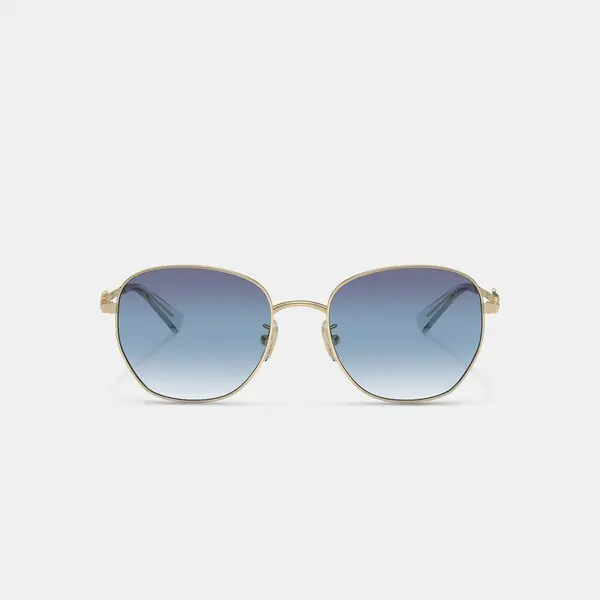 COACH OUTLET Coach Script Round Sunglasses