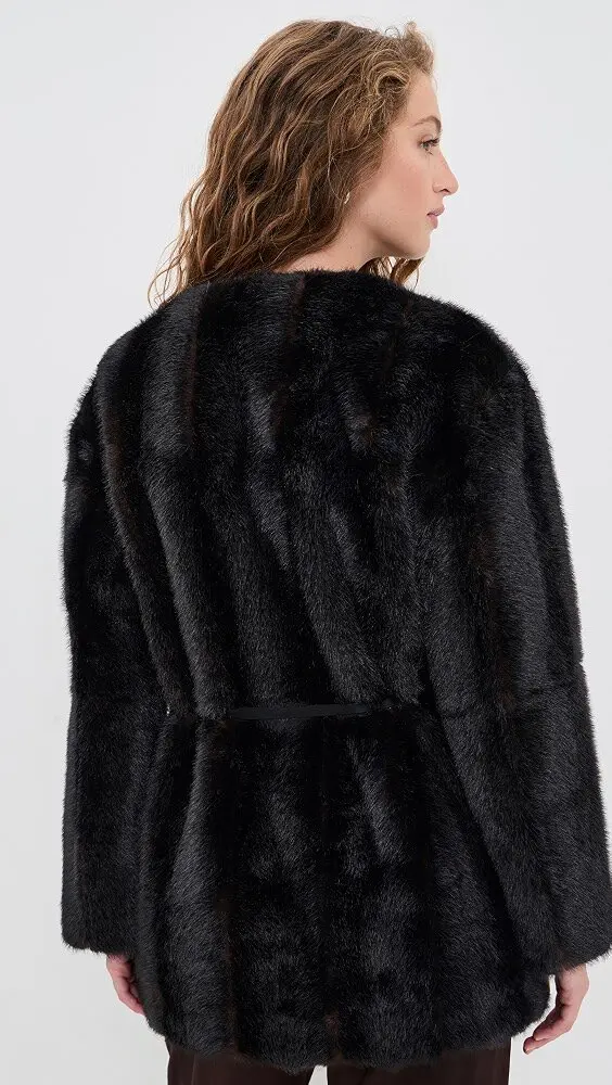 Velvet By Graham & Spencer Marmont Faux Fur Jacket