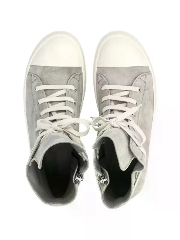 Rick Owens Suede Lace-up High-top Sneakers