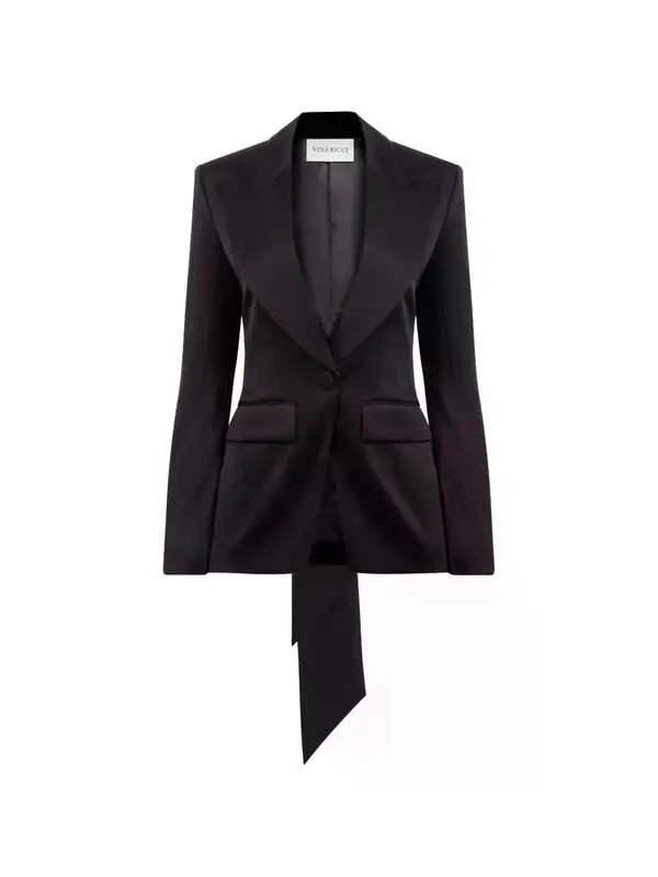 Nina Ricci Bow-detail Cady Blazer