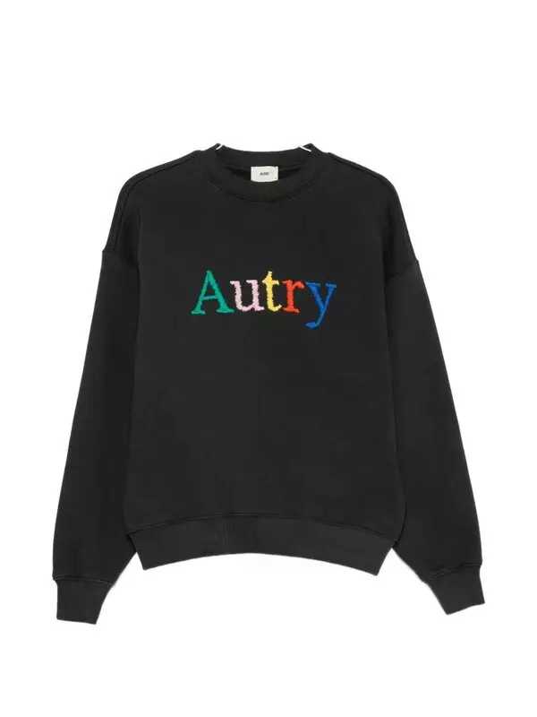 AUTRY Logo Embroidered Crewneck Sweatshirt