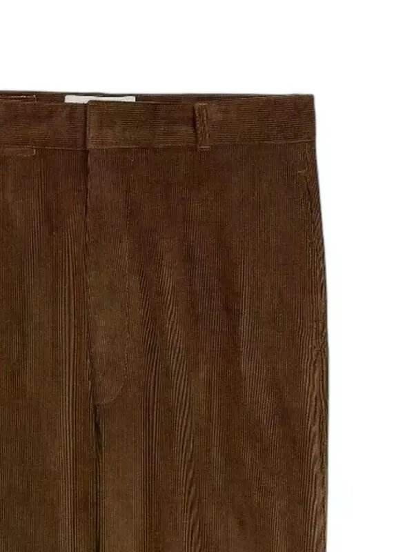 AMI Paris Chocolate Corduroy Trousers