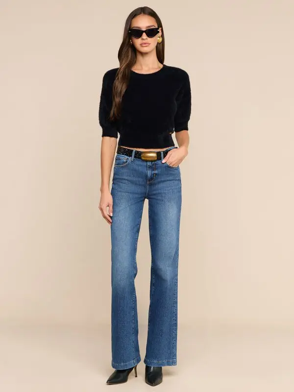 L'Agence Guinevere Cropped Pullover