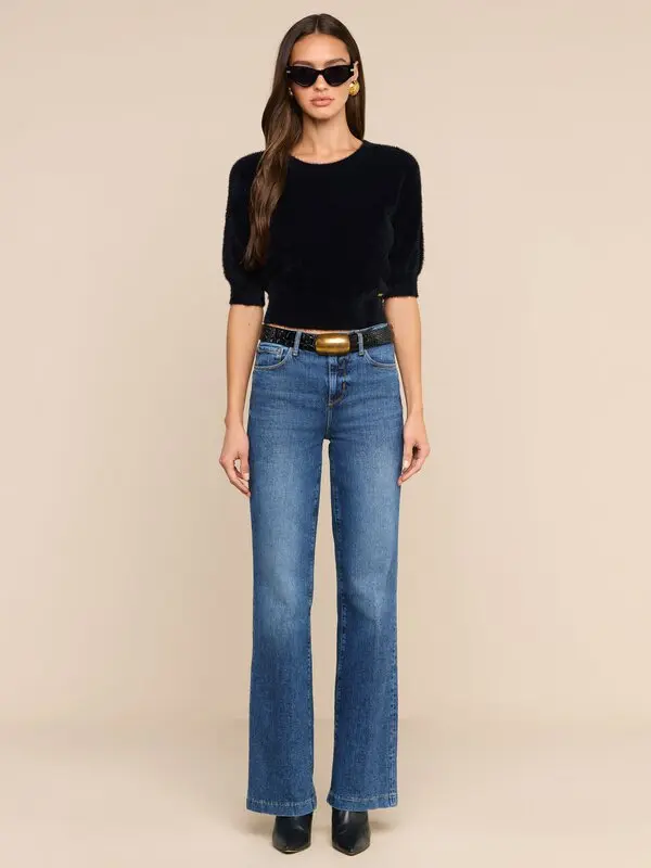 L'Agence Guinevere Cropped Pullover