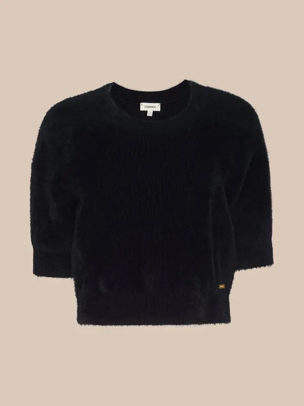 L'Agence Guinevere Cropped Pullover