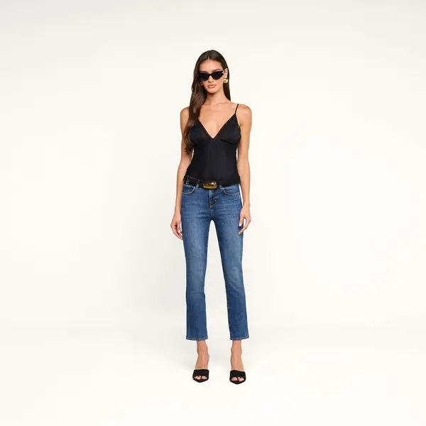 L'Agence Elka Satin Lace Camisole