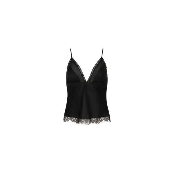 L'Agence Elka Satin Lace Camisole