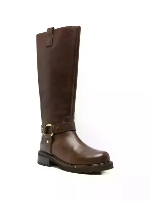 TWINSET Leather Ankle Boots