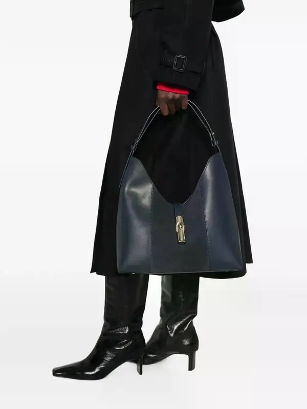Furla Panelled Leather Shoulder Bag