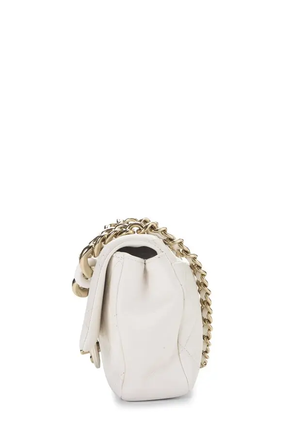 Chanel Quilted Lambskin Elegant 'cc' Flap Bag Small