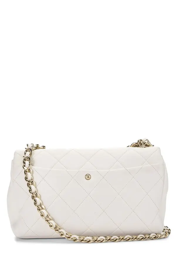 Chanel Quilted Lambskin Elegant 'cc' Flap Bag Small