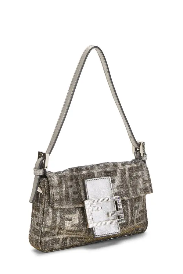 Fendi Metallic Lurex Baguette