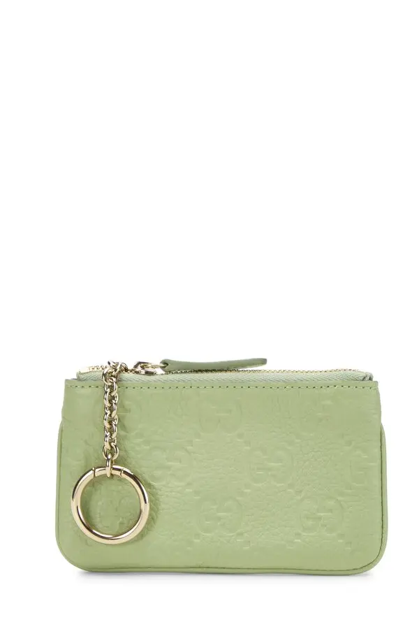 Gucci Ssima Leather Key Case
