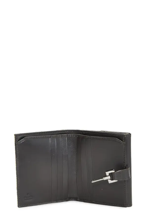 Gucci Brown Original Gg Canvas Jackie Compact Wallet