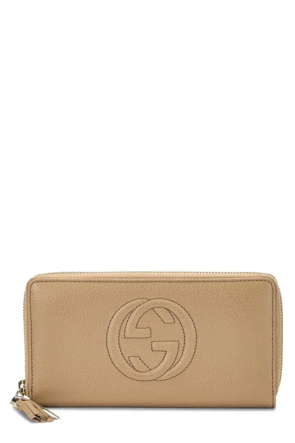Gucci Soho Zip Around Wallet - Brown