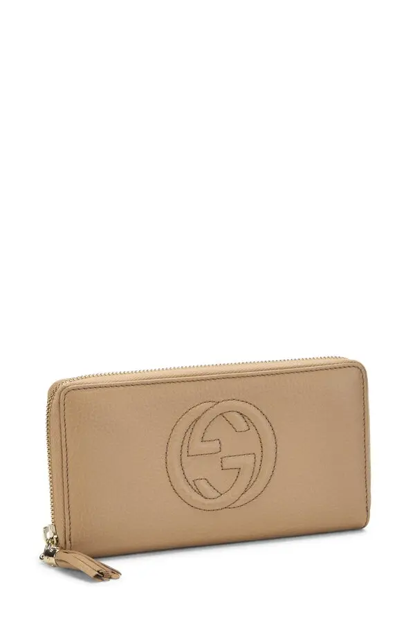Gucci Soho Zip Around Wallet - Brown