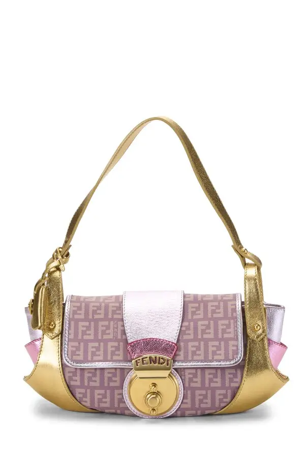 Fendi Zucca Compilation Shoulder Bag