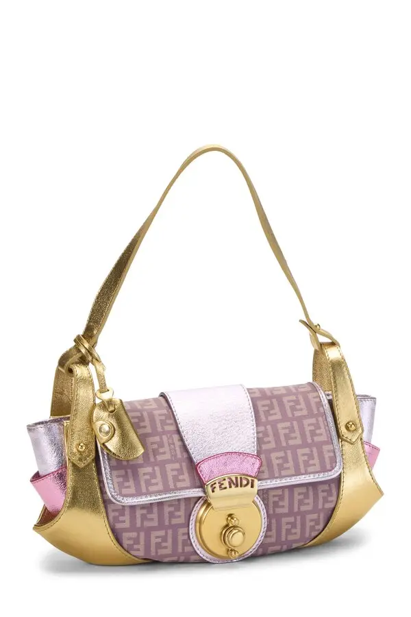Fendi Zucca Compilation Shoulder Bag