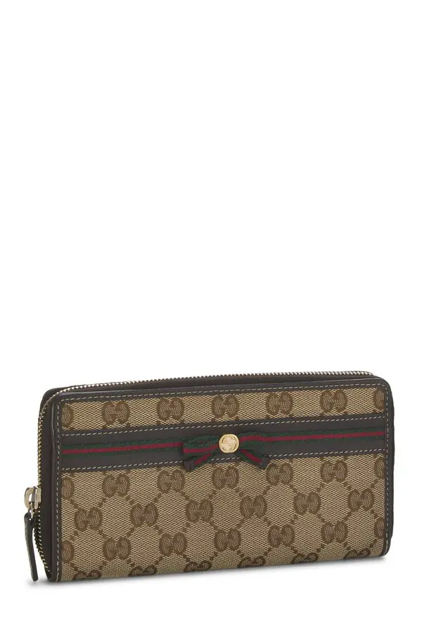 Gucci Original Gg Canvas Princy Zip-around Wallet