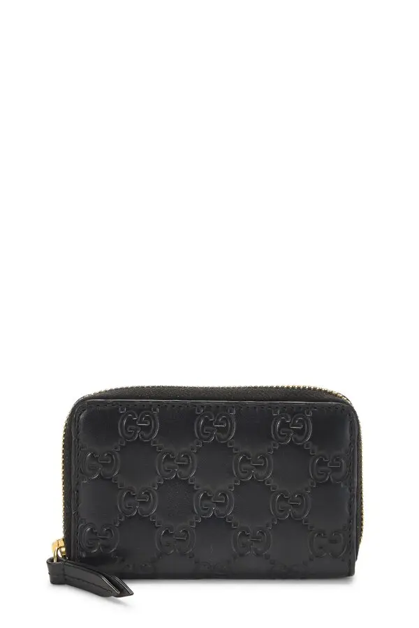 Gucci Ssima Zip-around Card Case