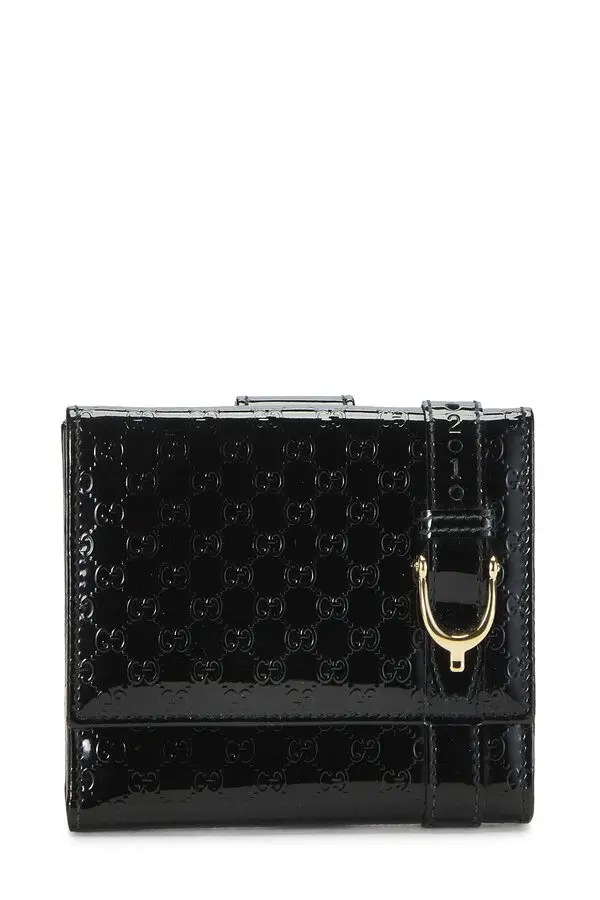 Gucci Patent Nice Snap Wallet