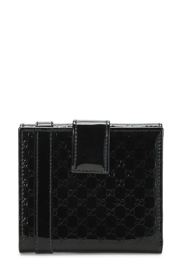Gucci Patent Nice Snap Wallet