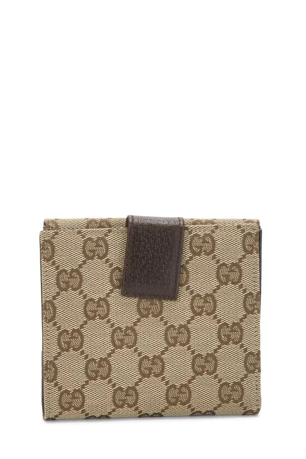 Gucci Original Gg Canvas Eclipse Compact Wallet