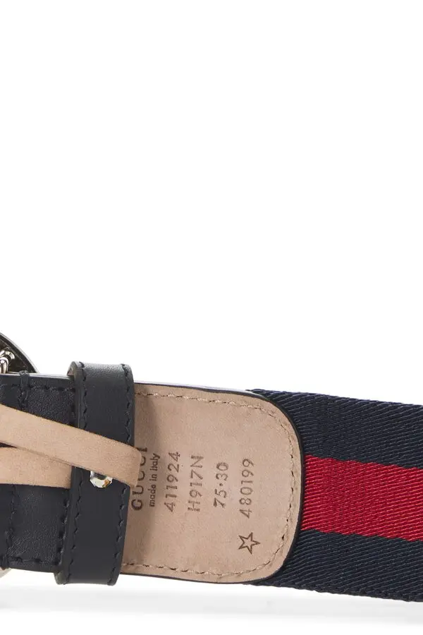 Gucci Gg Canvas Interlocking Belt 75