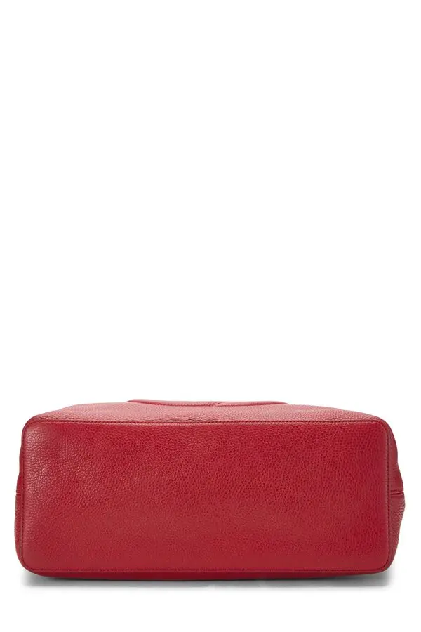 Gucci Leather Soho Convertible Hobo - Red