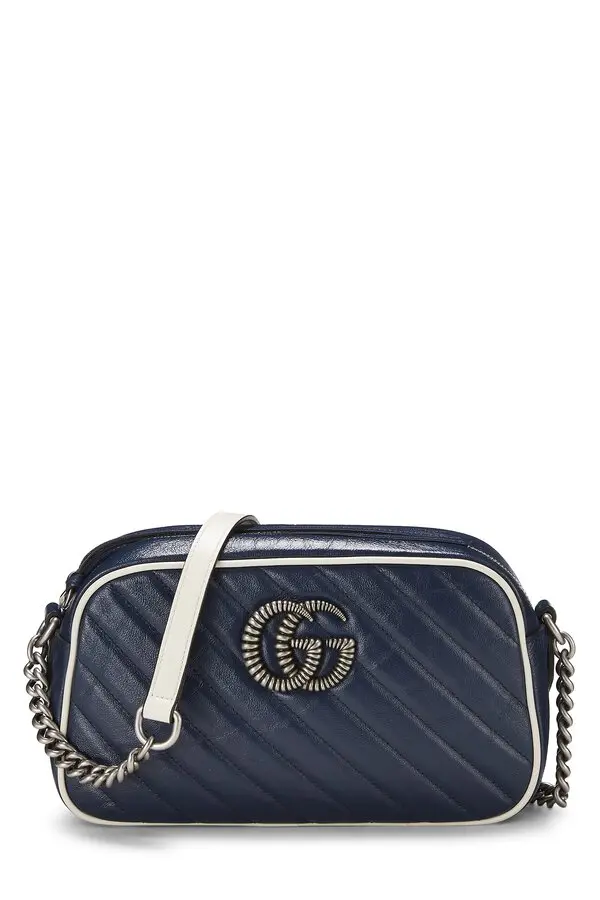 Gucci Leather Torchon Gg Marmont Crossbody Bag