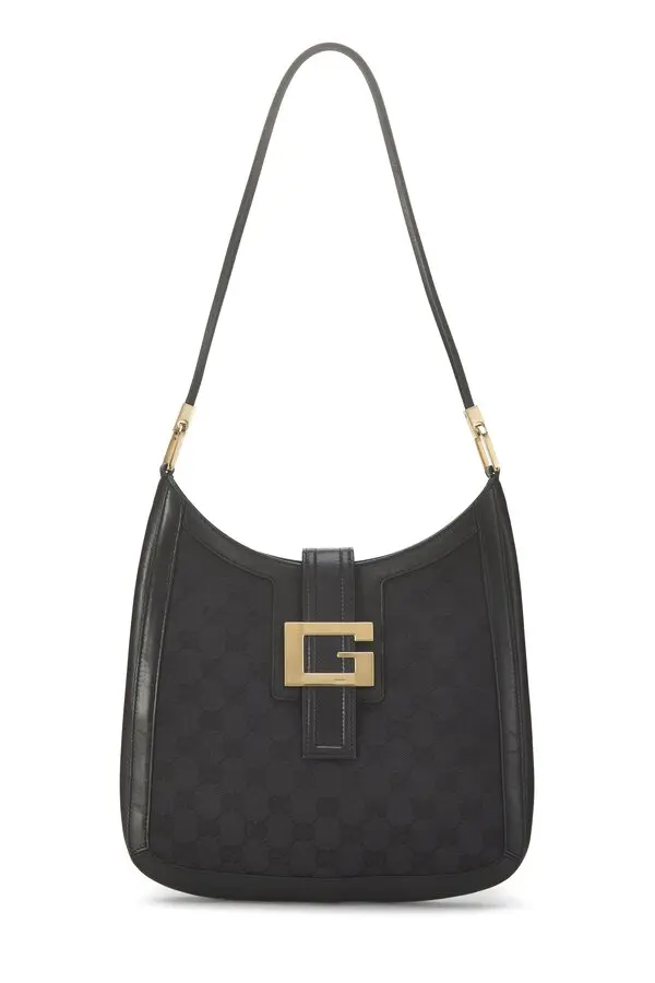 Gucci Gg Canvas G Buckle Hobo